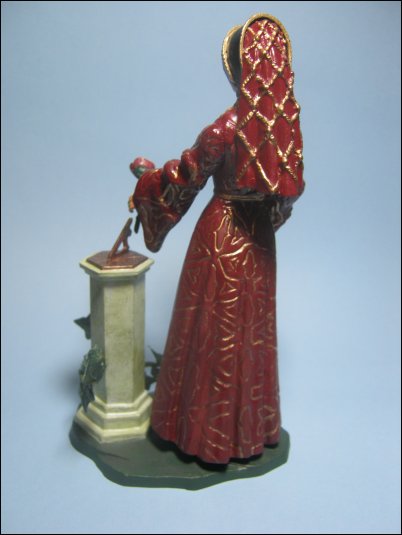Airfix 1/12 Anne Boleyn - Locate and Cement