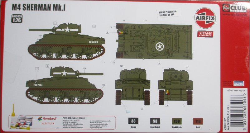 2020 Airfix Sherman GB ~ DaveCov's M4 Sherman Mk1, A01303V - - The ...
