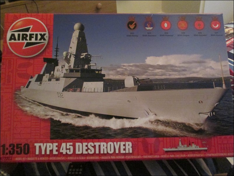ATF Build Review Airfix 1/350 Type 45 Destroyer (A12203) - - The Airfix ...