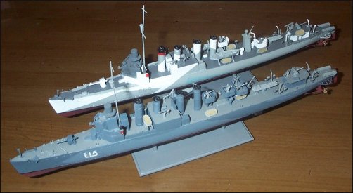 HMS Montgomery instruction sheet - - The Airfix Tribute Forum