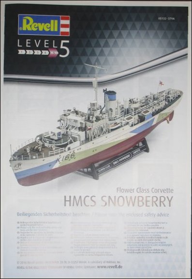 Revell 1/144 Flower Class Corvette HMCS Snowberry (05132) - Canadian GB ...